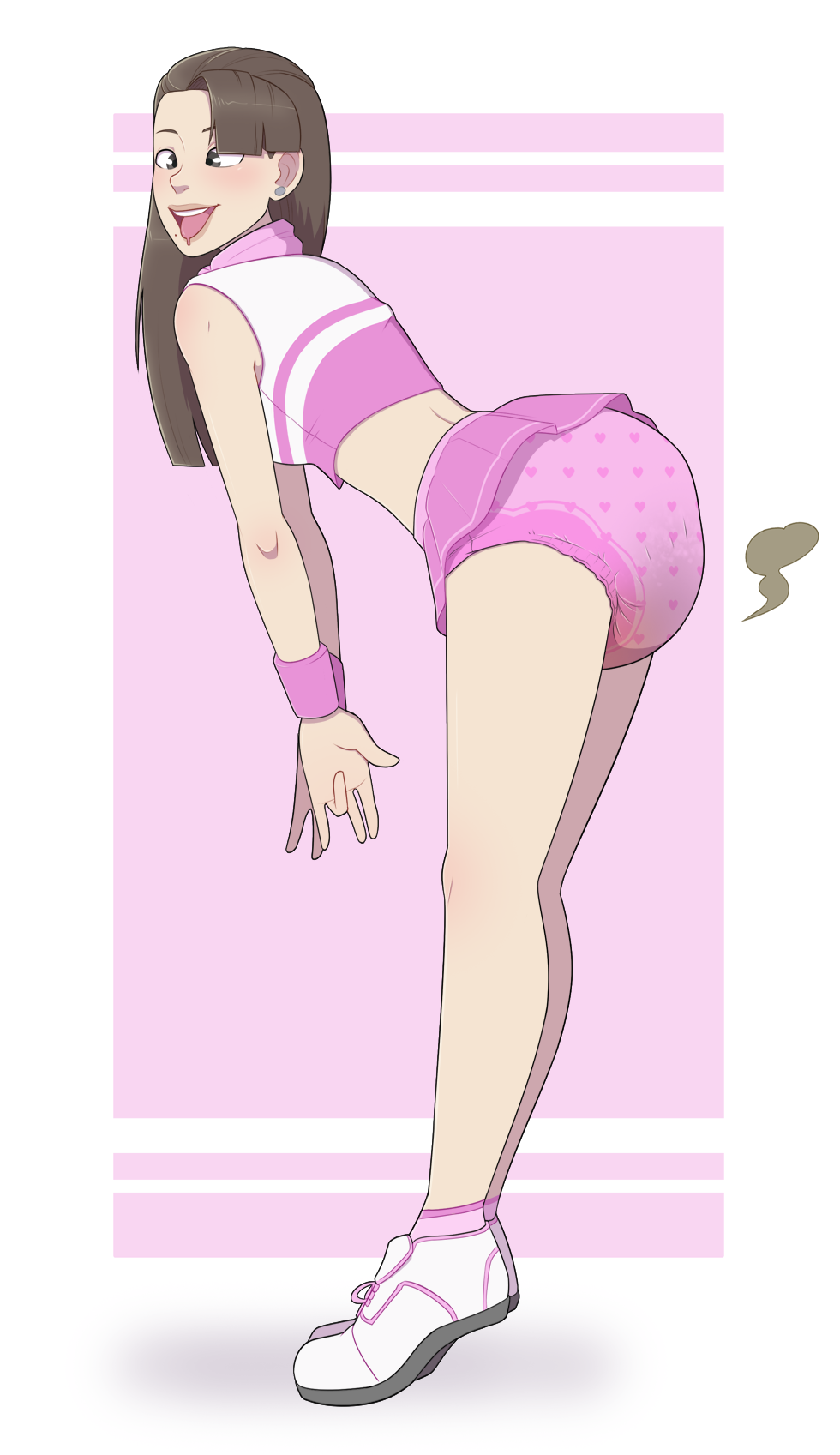 Tiped toes, open mouth, full diaper | Scrolller