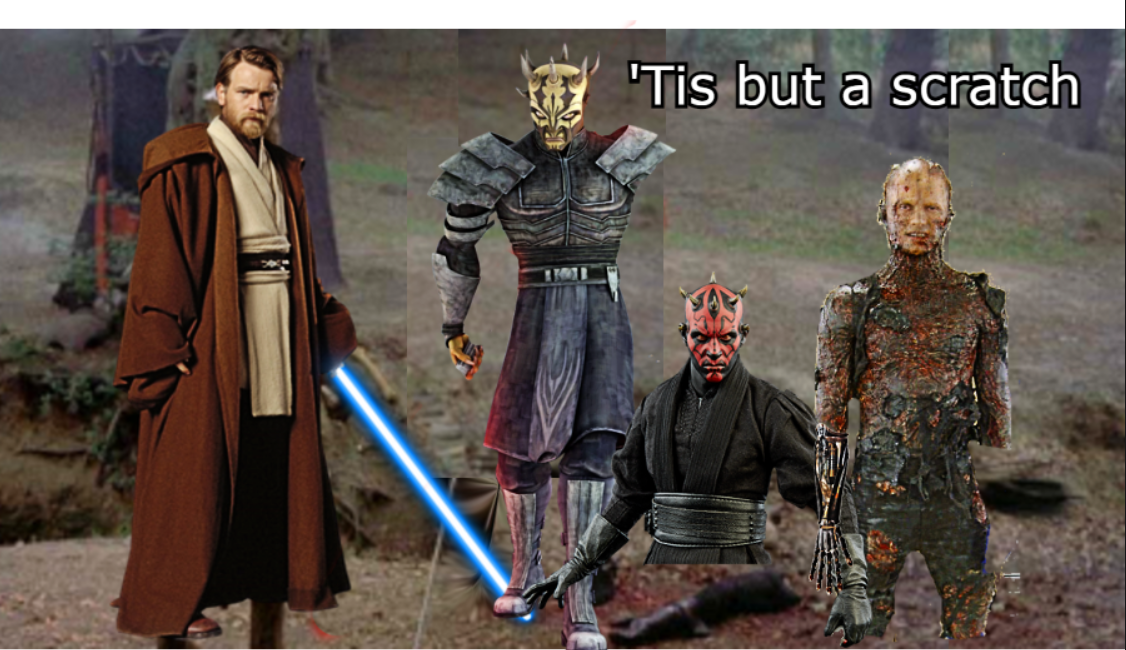 Tis but a scratch | Scrolller