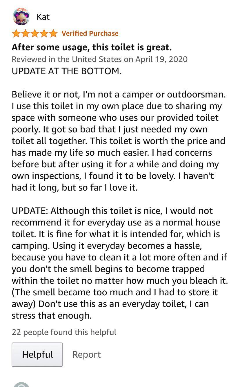 to use a portable toilet | Scrolller