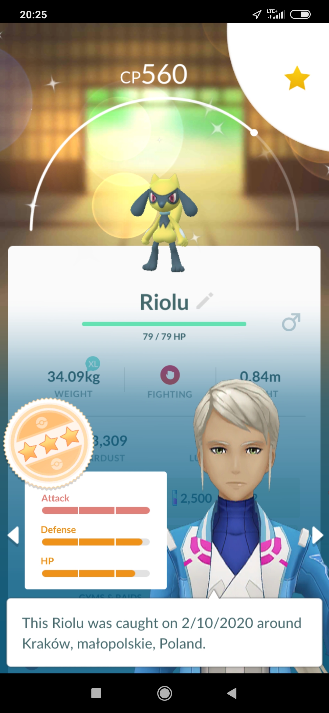 Today I hatched shiny Riolu from adventure sync egg | Scrolller