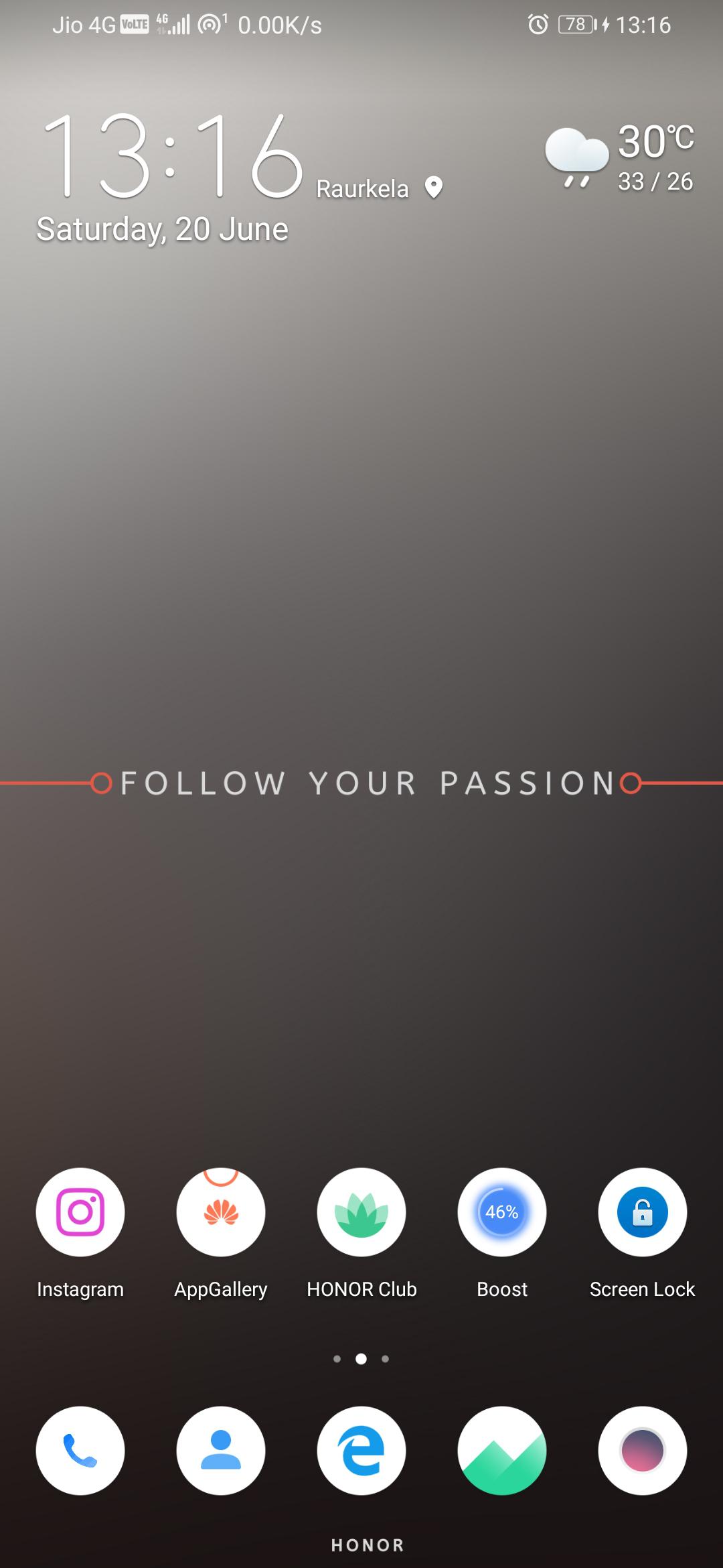 Today's Home Screen........ Simple yet Elegant | Scrolller