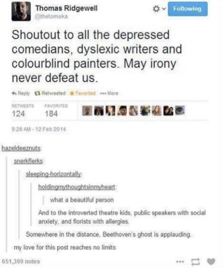 Tom being a force of good | Scrolller