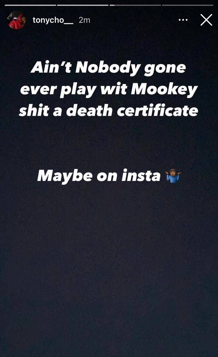 Tonycho stepping behind monkey | Scrolller