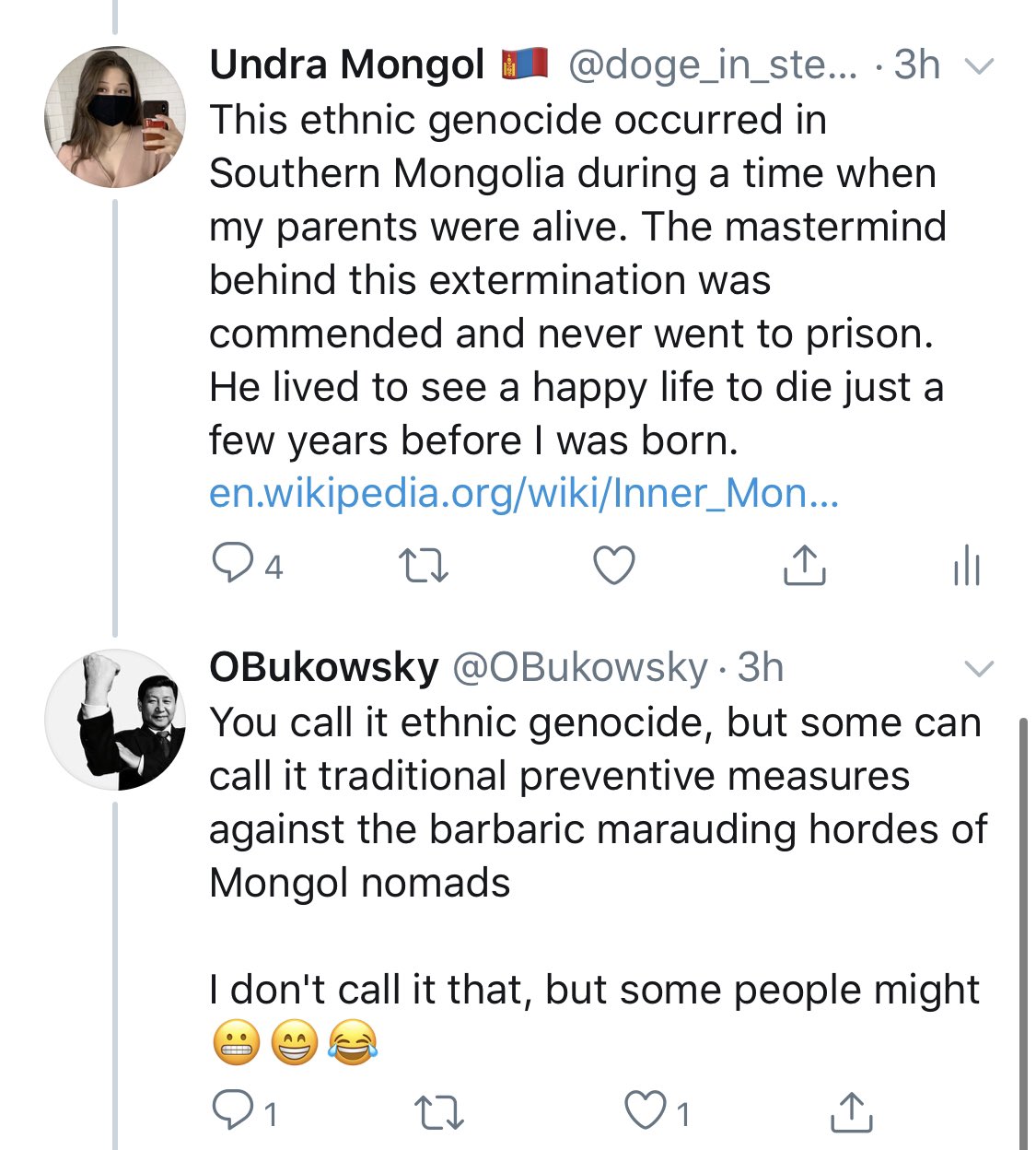 Top mind of tankie twitter supports genocide | Scrolller