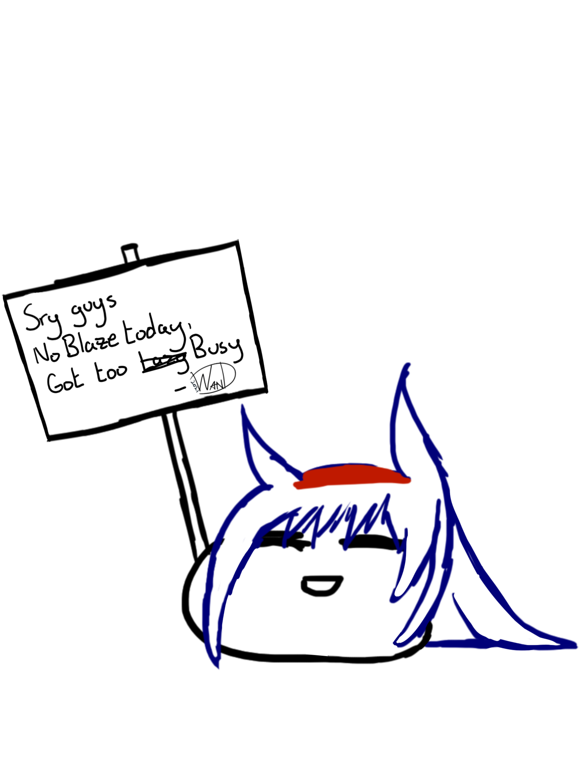 Totally high effort blaze drawing | Scrolller