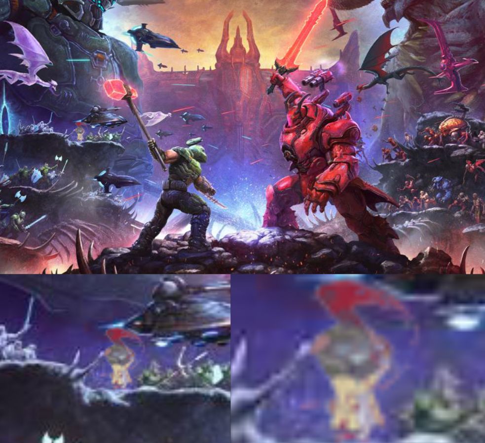 Totally Not Fake Artwork of DOOM Eternal's New DLC | Scrolller