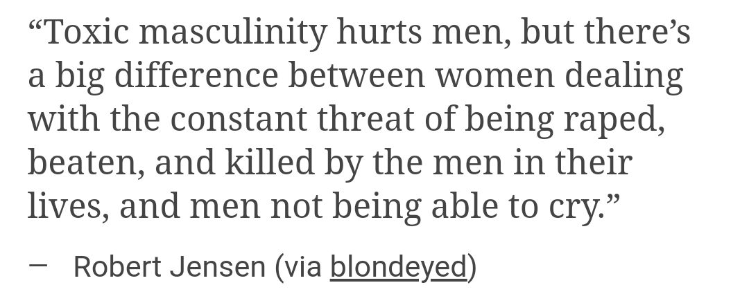 Toxic masculinity. | Scrolller