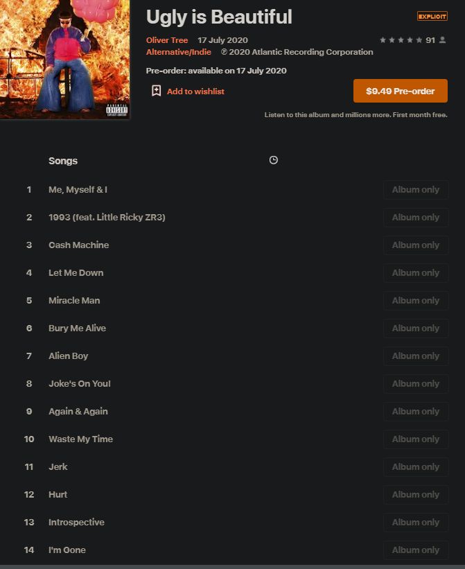 TRACKLIST LEAKED ON GOOGLE!!! | Scrolller