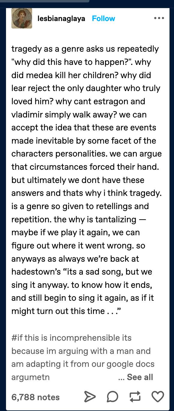 Tragedy as a Genre | Scrolller