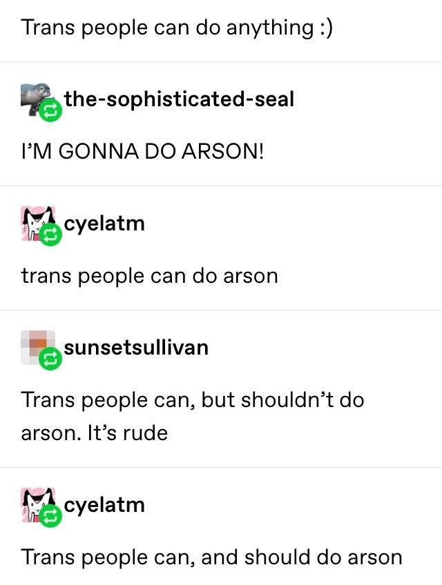Trans people can do anything! | Scrolller