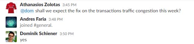 Transactions/network congestion to be resolved this week. | Scrolller