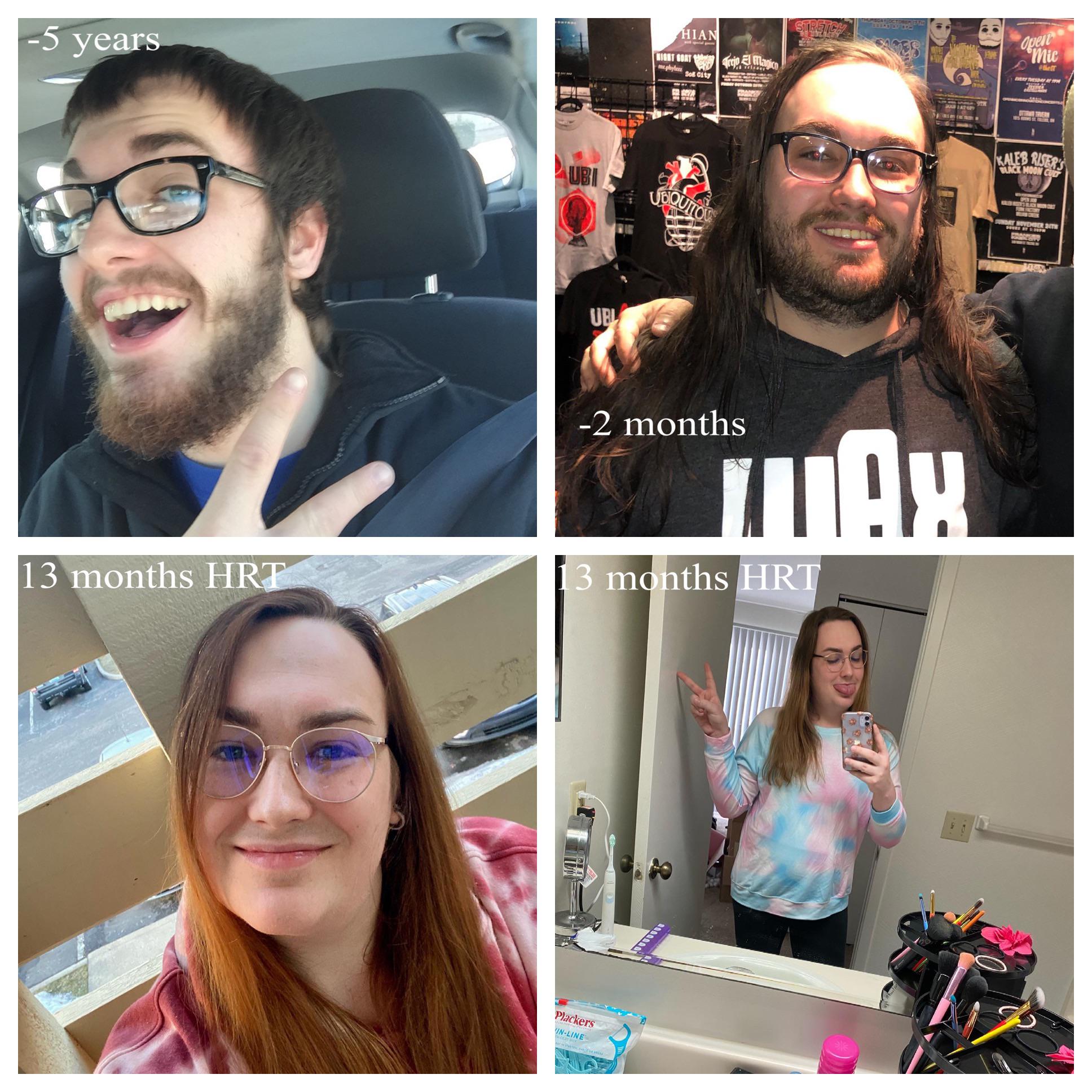 transitioning was the single most important and impactful decision of my life. i don’t recognize ...