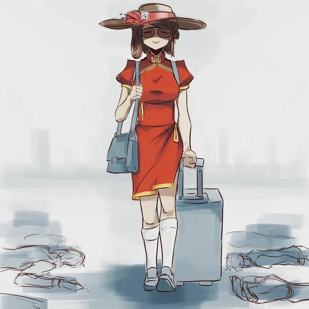 Traveler Corona-chan | Scrolller