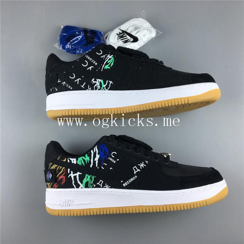 Travis Scott x Nike Air Force 1 Cactus Jack Low Black | Scrolller
