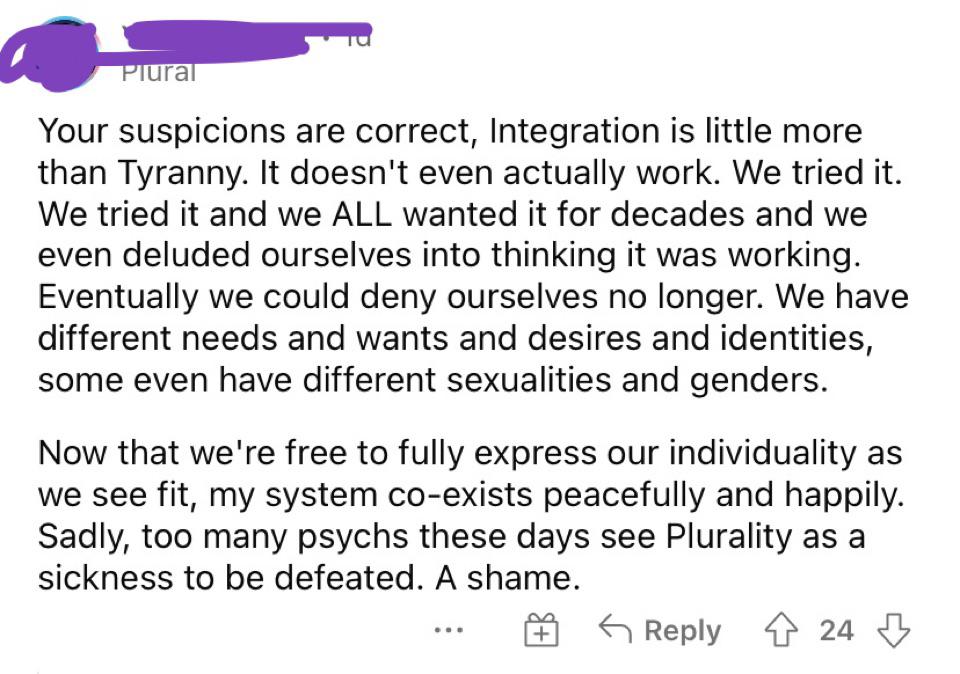 Treatment is tyranny! | Scrolller