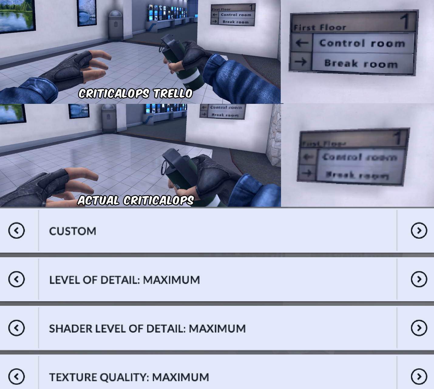Trello Screenshot VS Actual in-game Sceenshot | Scrolller