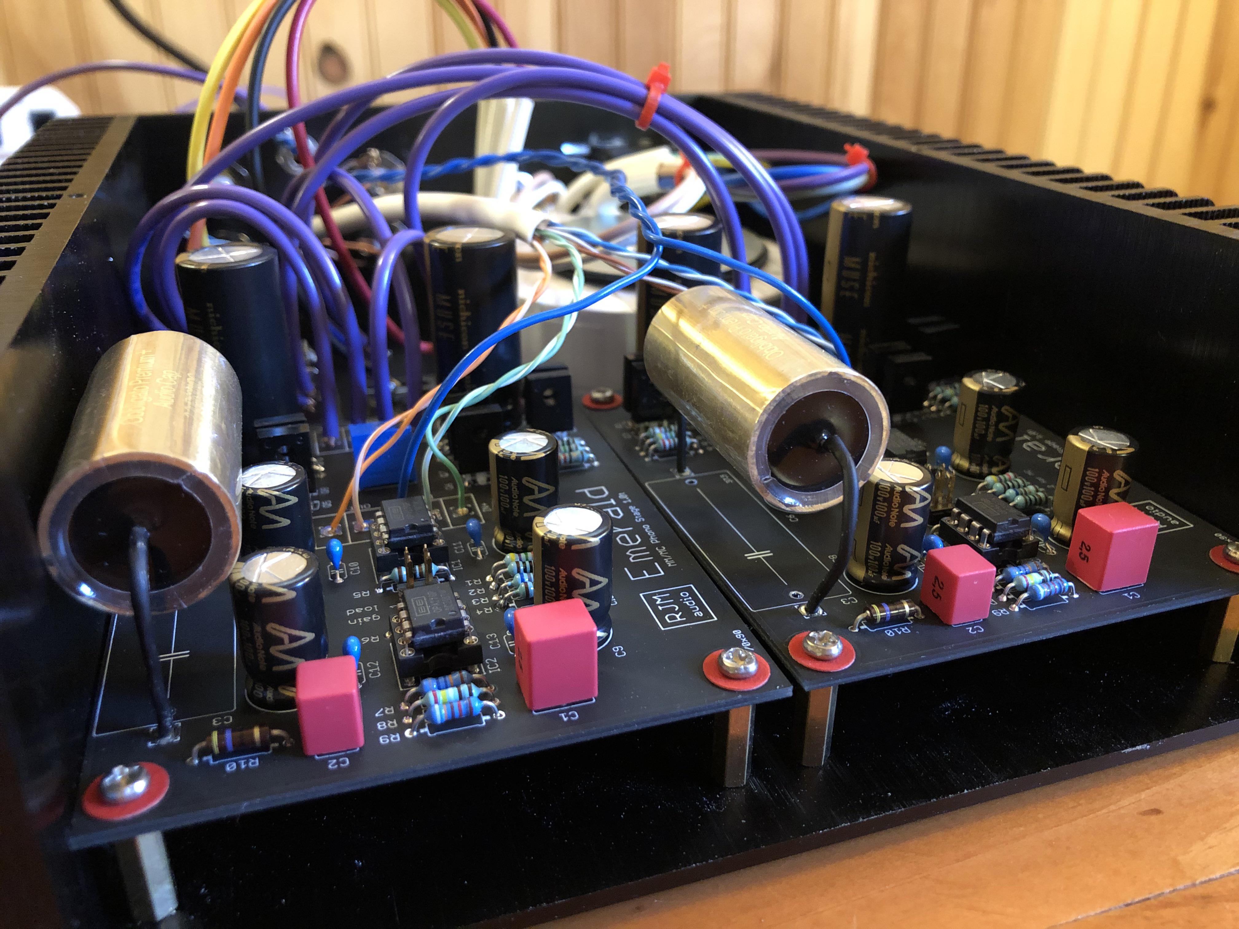 Tried my hand at a phono preamp - RJM Emerald dual mono. | Scrolller