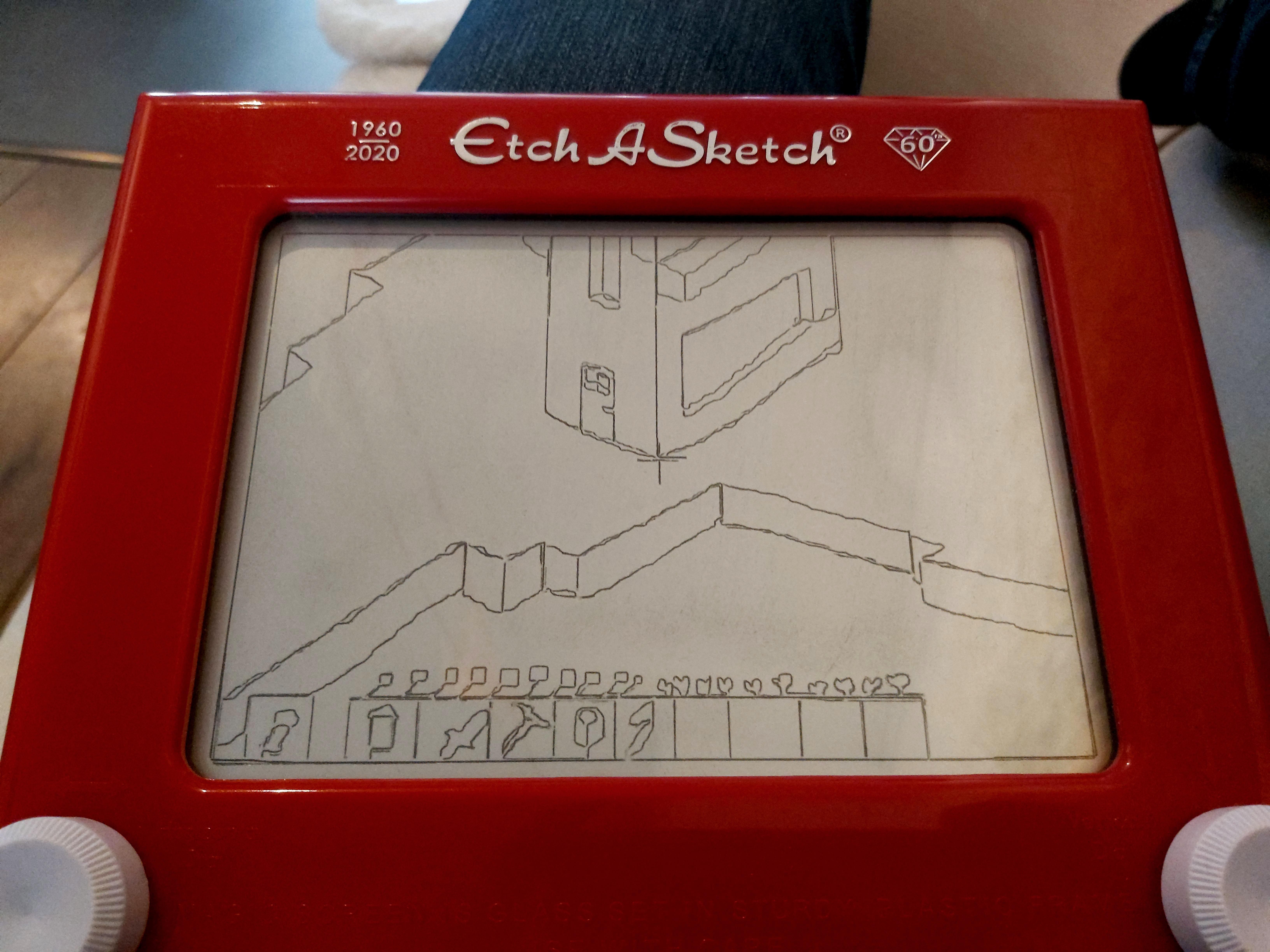 Tried to make Minecraft on an Etch A Sketch | Scrolller