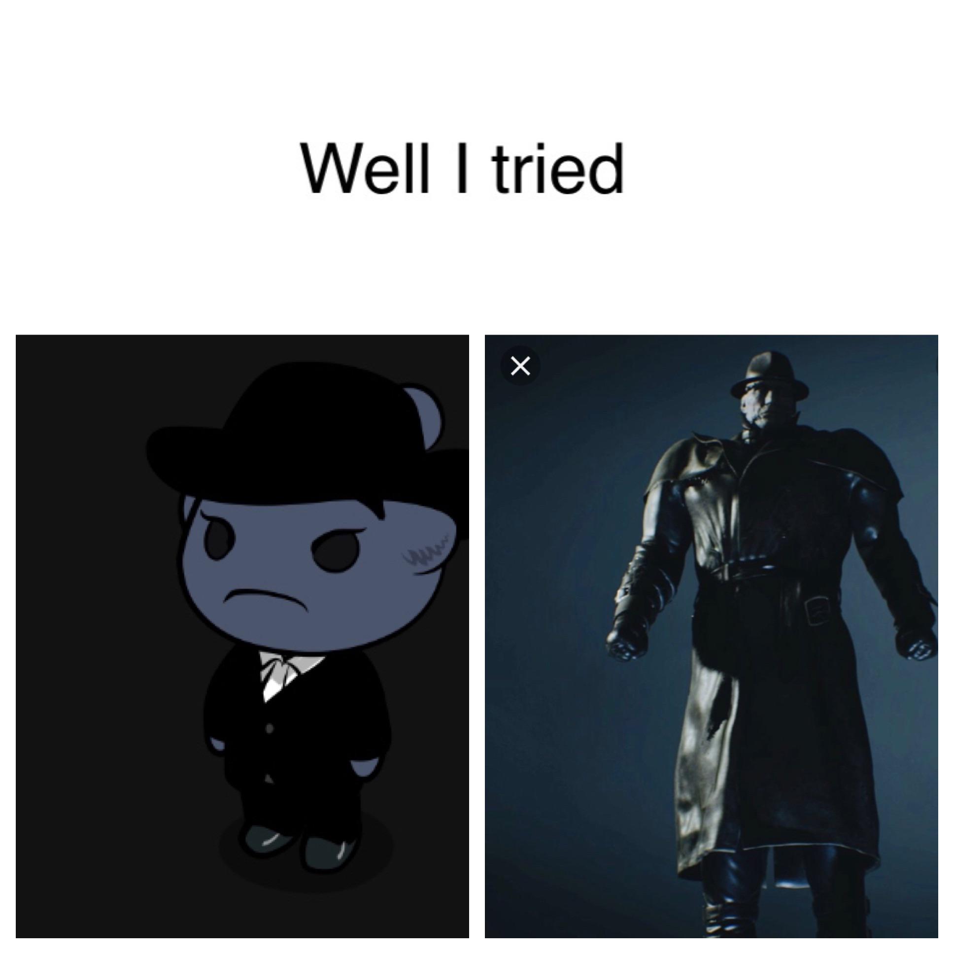 Tried to make Mr. X my avatar... | Scrolller