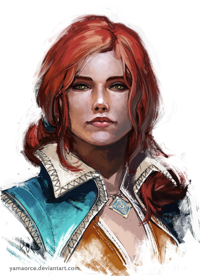 Triss Portrait by YamaOrce | Scrolller