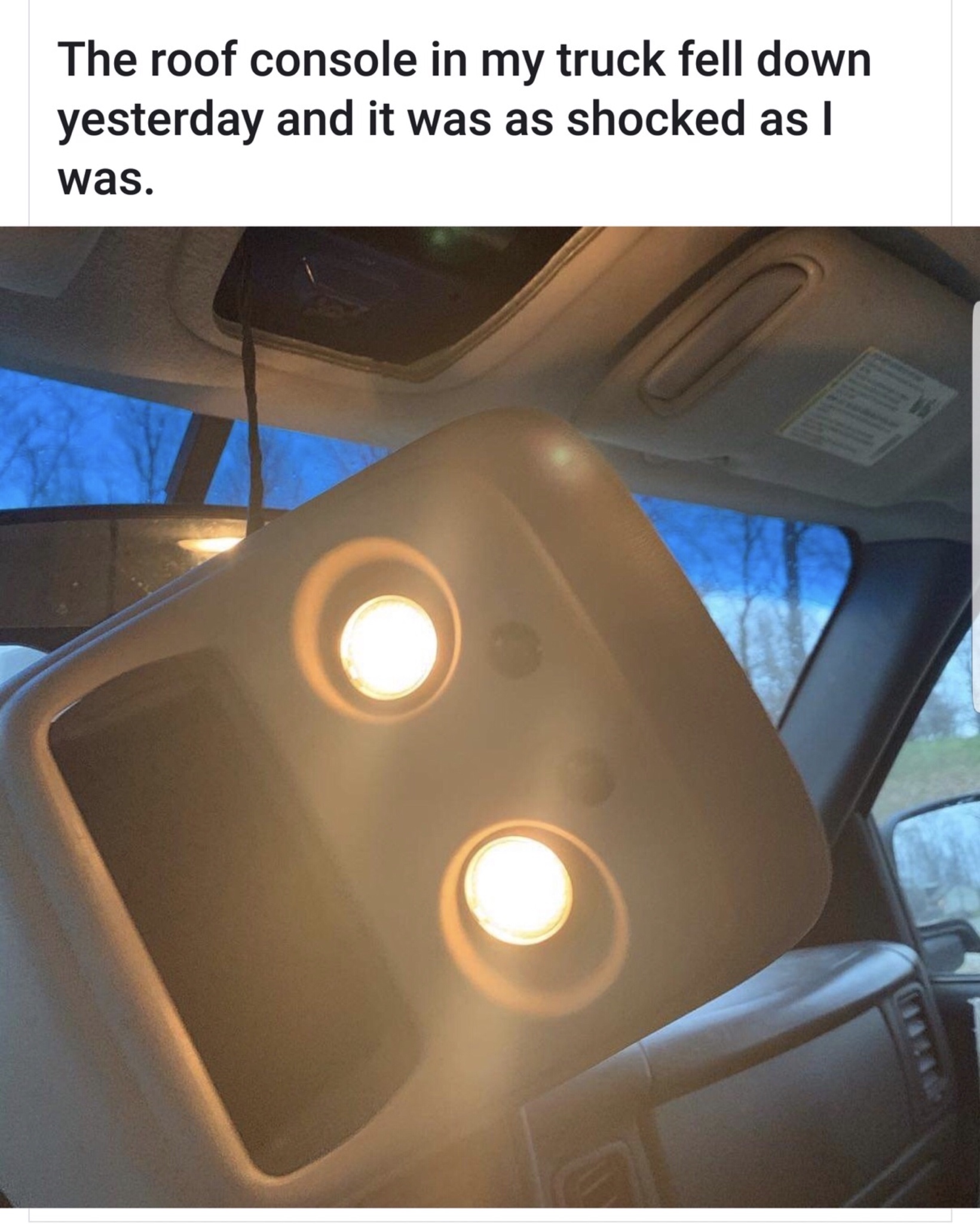 Truck shocked to be falling apart (repost from r/wellthatsucks) | Scrolller