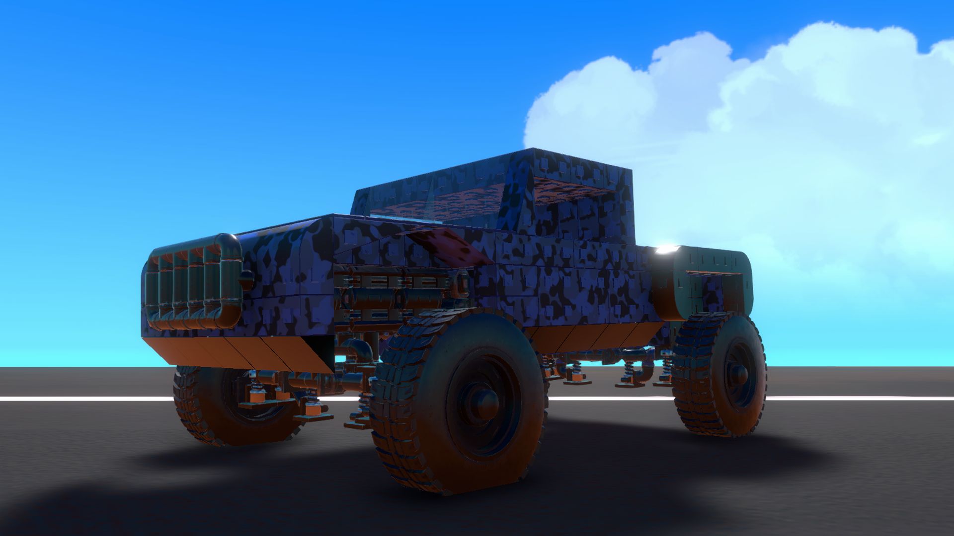 Truck with cool suspension | Scrolller