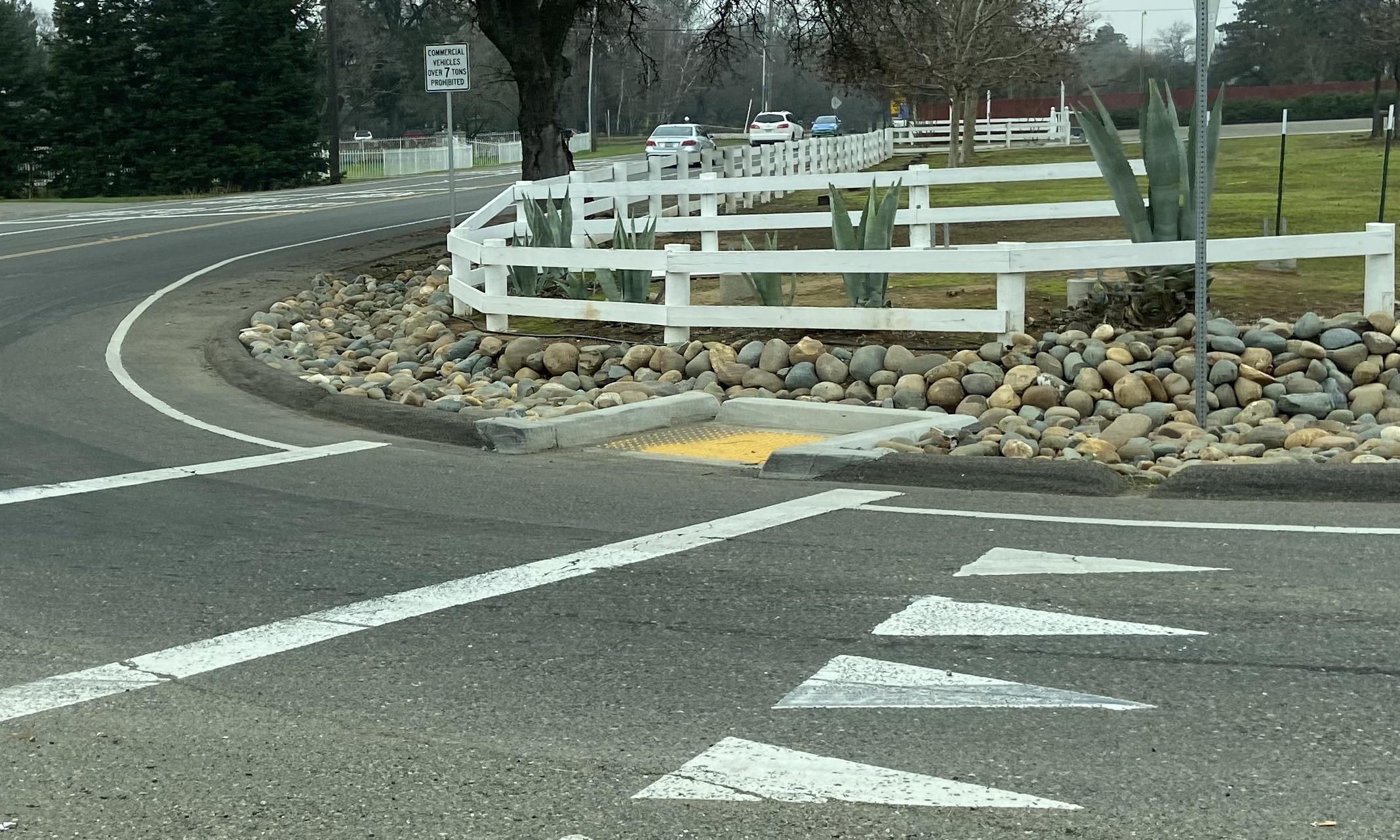 True hostile architecture - crosswalk to nowhere | Scrolller