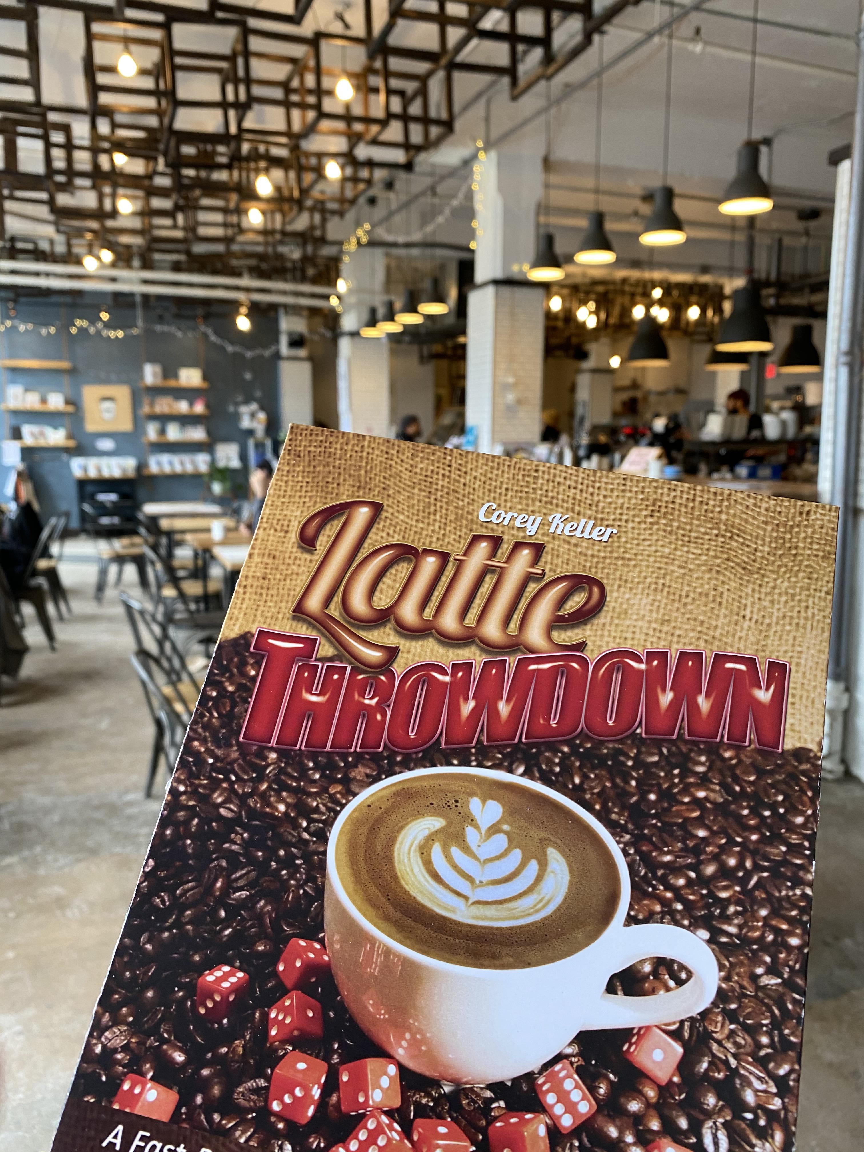 Trying out a new coffee-themed board game at Hale Coffee Company ...