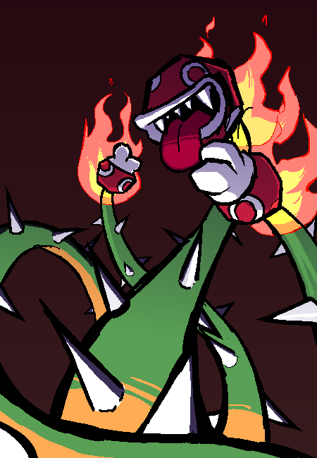 Trying to draw every Chapter Boss: Lava Piranha (N64) | Scrolller