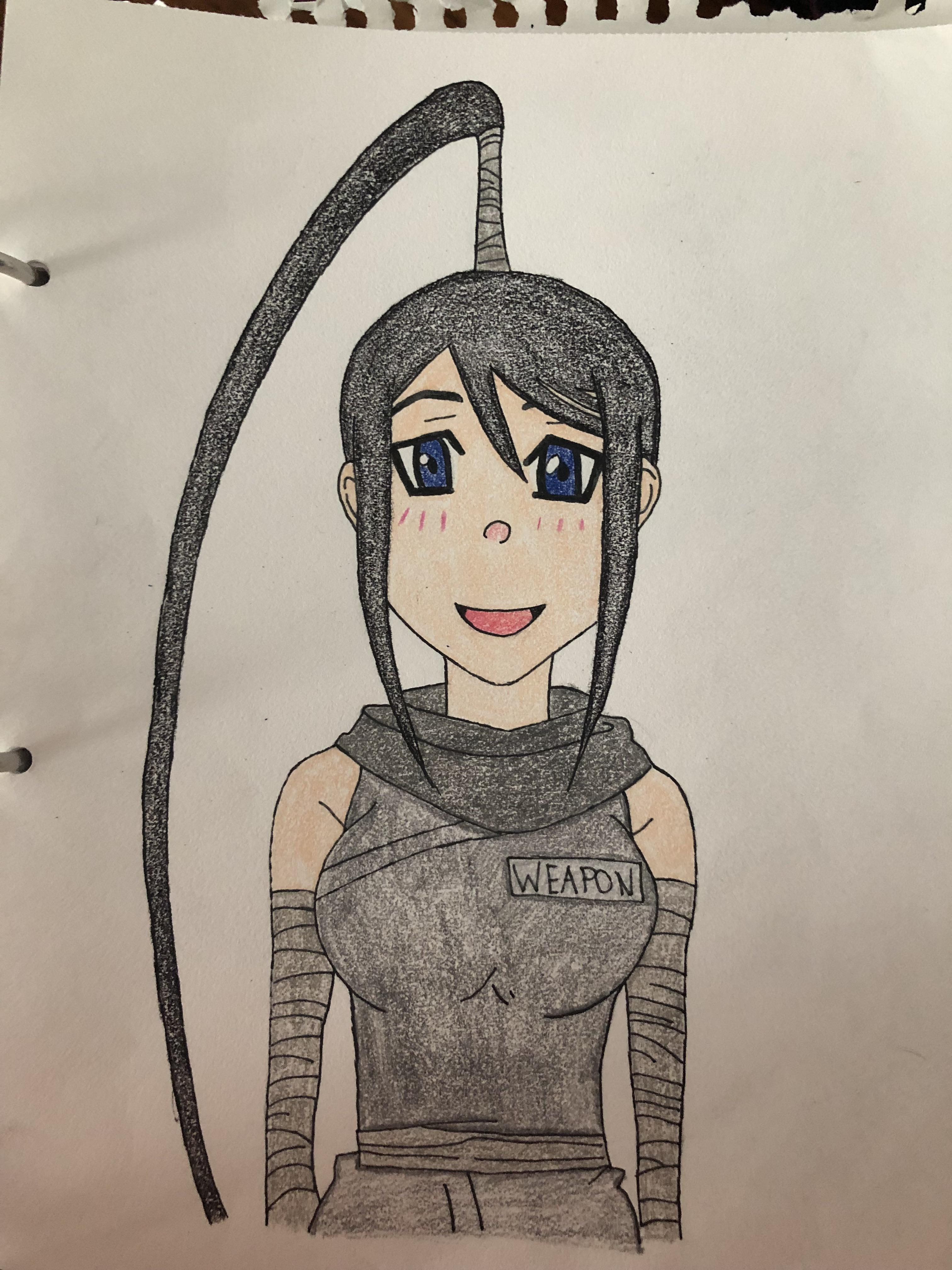 Tsubaki fan art by me 🙂 | Scrolller