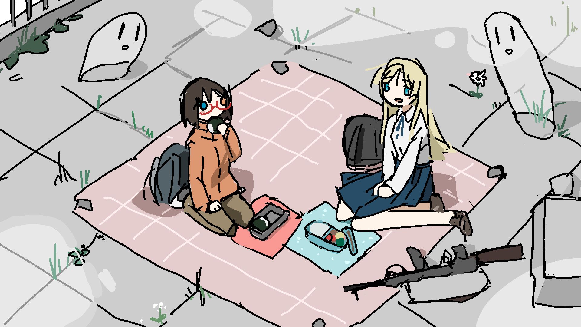 Tsukumizu did some Otherside Picnic art! | Scrolller