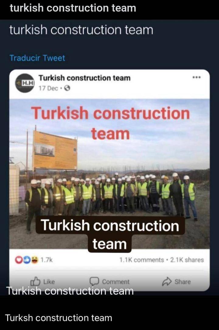 turkish construction team | Scrolller