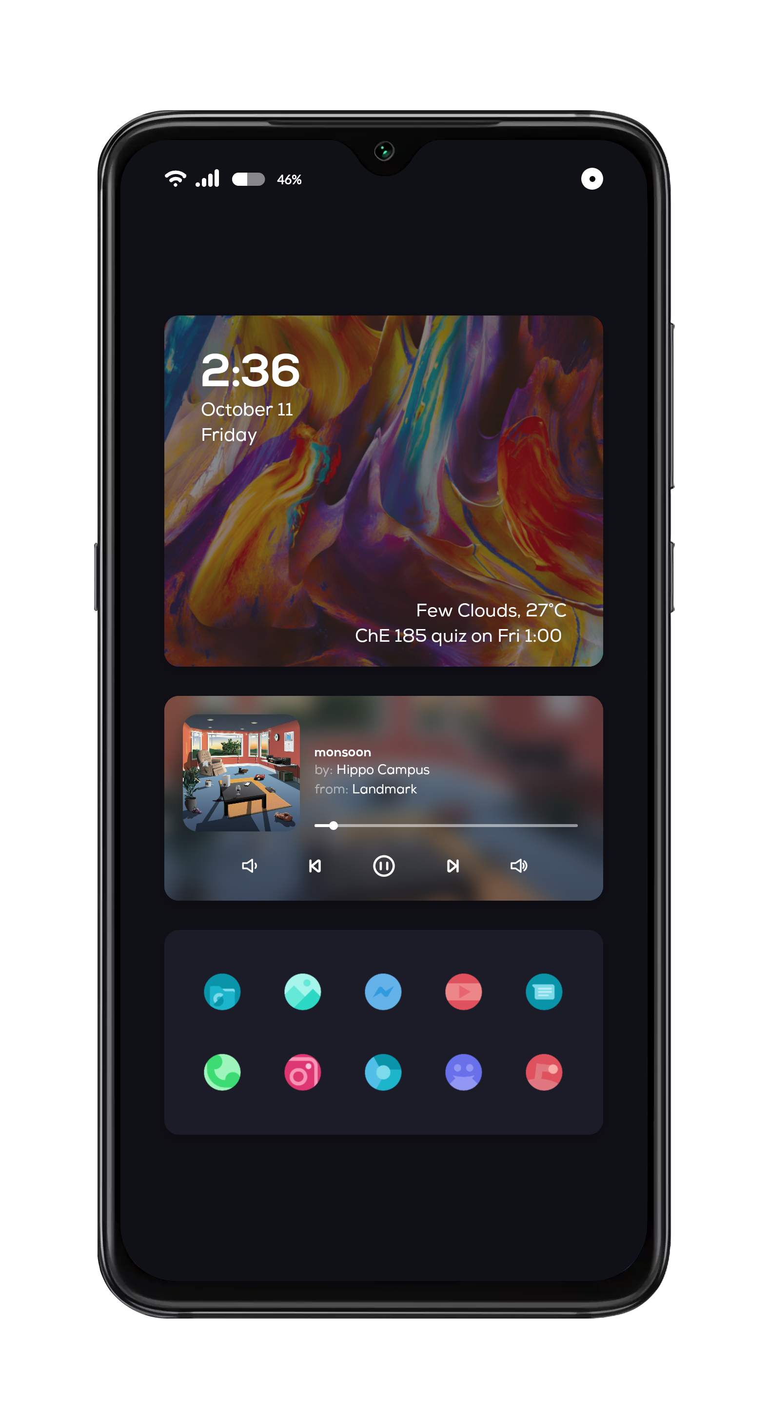tweaked preset from the Wavy KLWP app | Scrolller