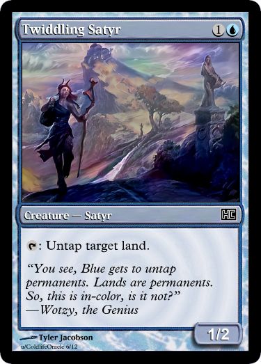 Twiddling Satyr | Scrolller