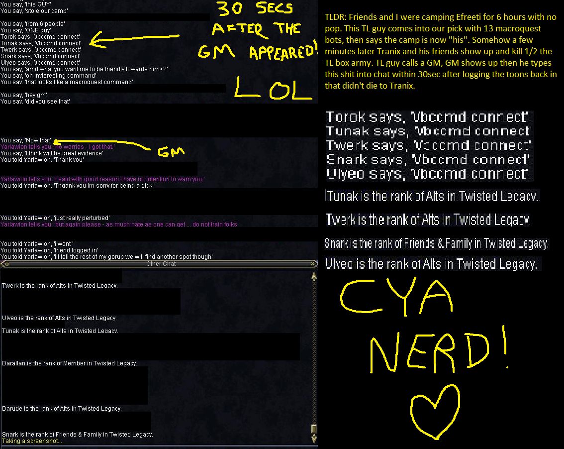 Twisted Legacy MacroQuest Box Army Caught RED HANDED. | Scrolller