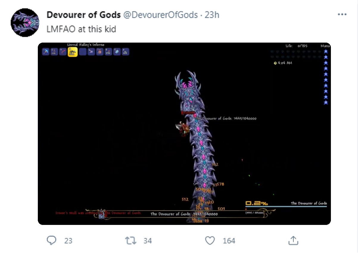 Twitter feed of the Devourer | Scrolller