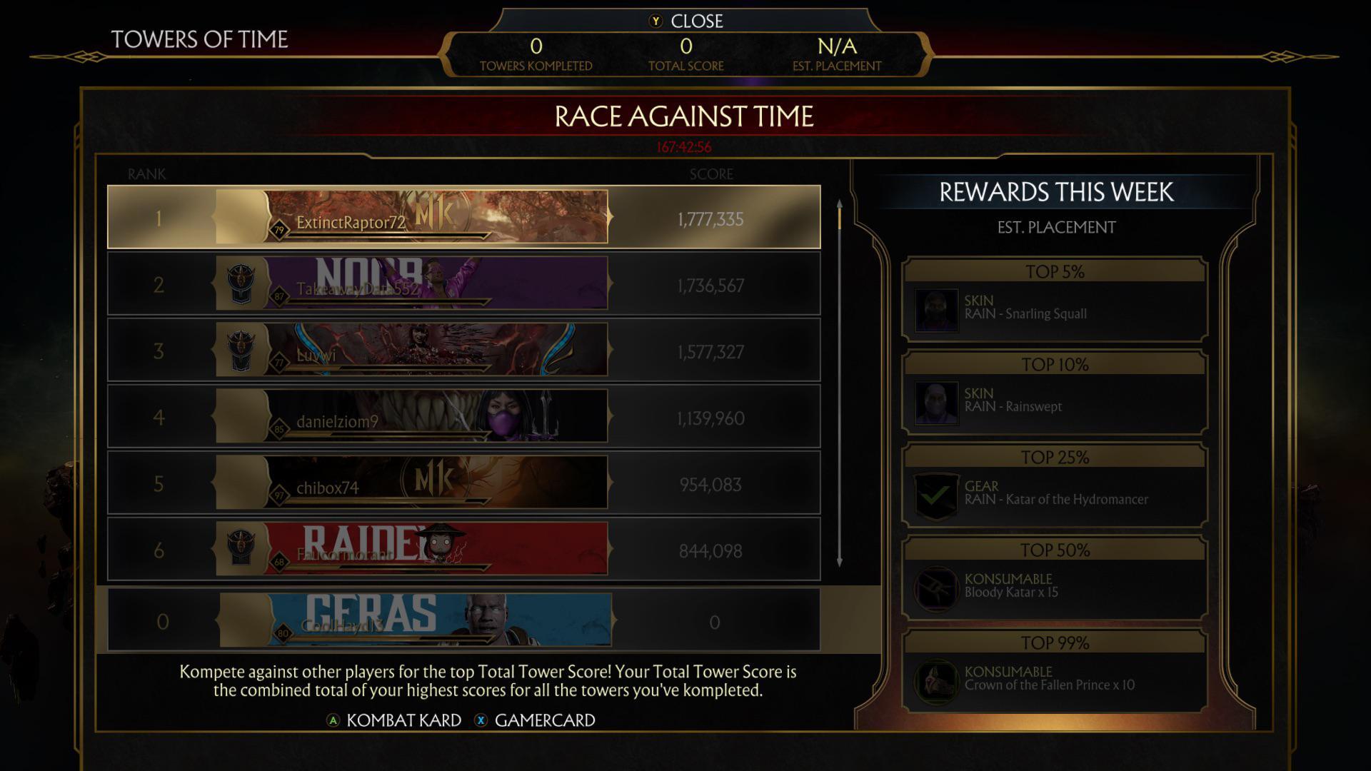 Two of Rain’s MK2 skins are now available in Towers of Time this week (with Katar) | Scrolller