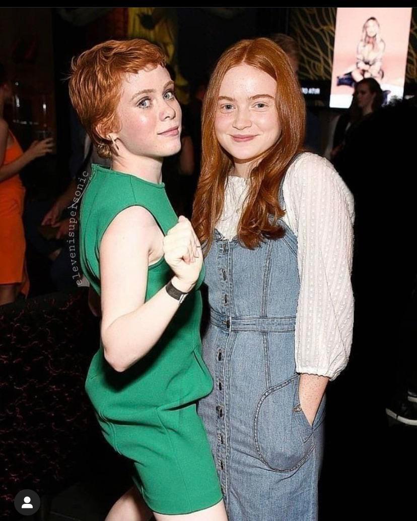 Two Sexy Red Heads, Sophia Lillis and Sadie Sink | Scrolller