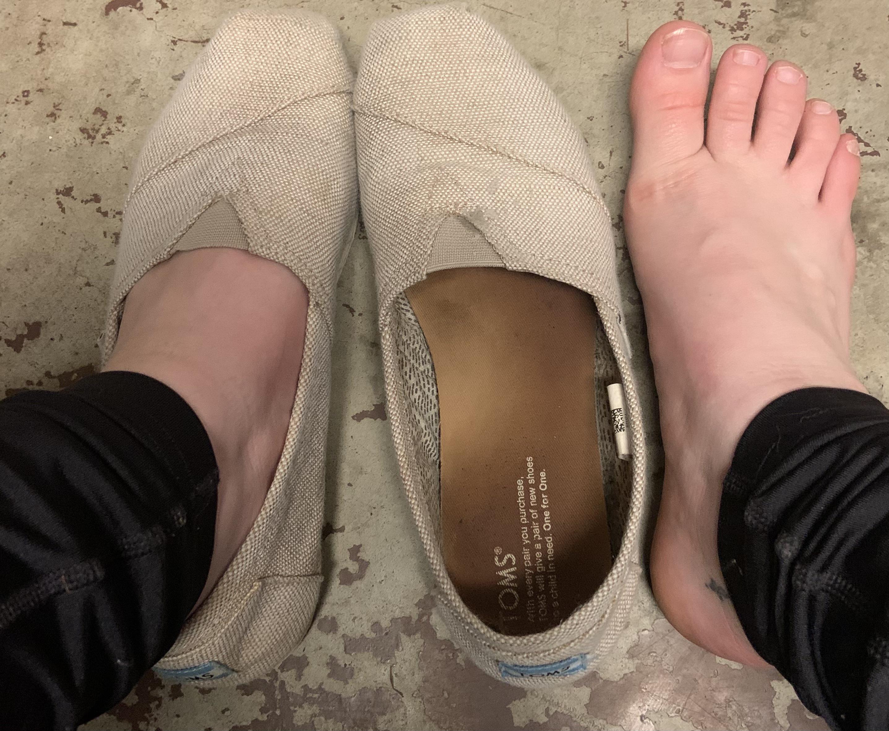 Two years of wear! Always worn barefoot! | Scrolller