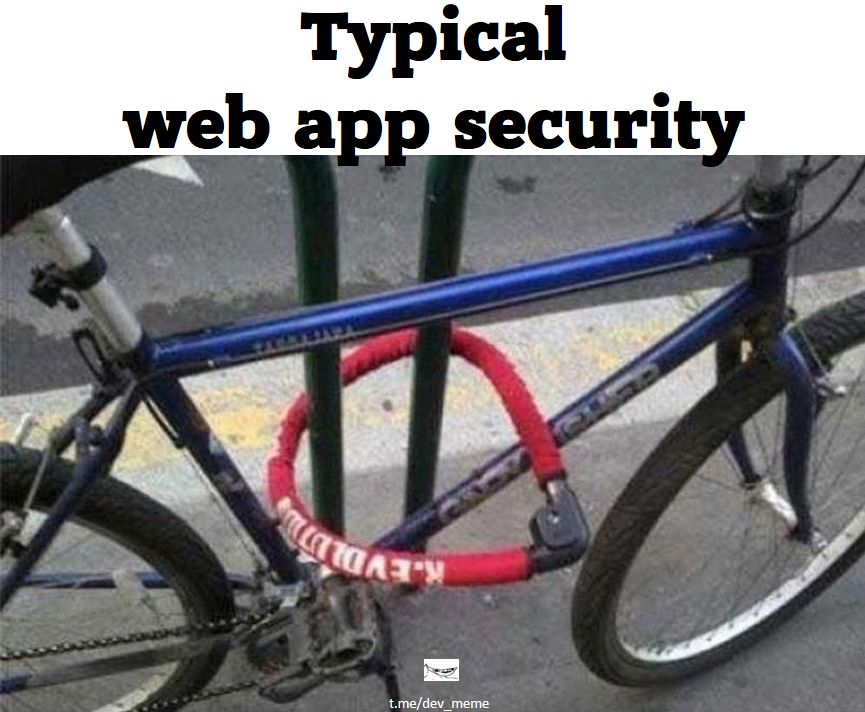 Typical web app security | Scrolller