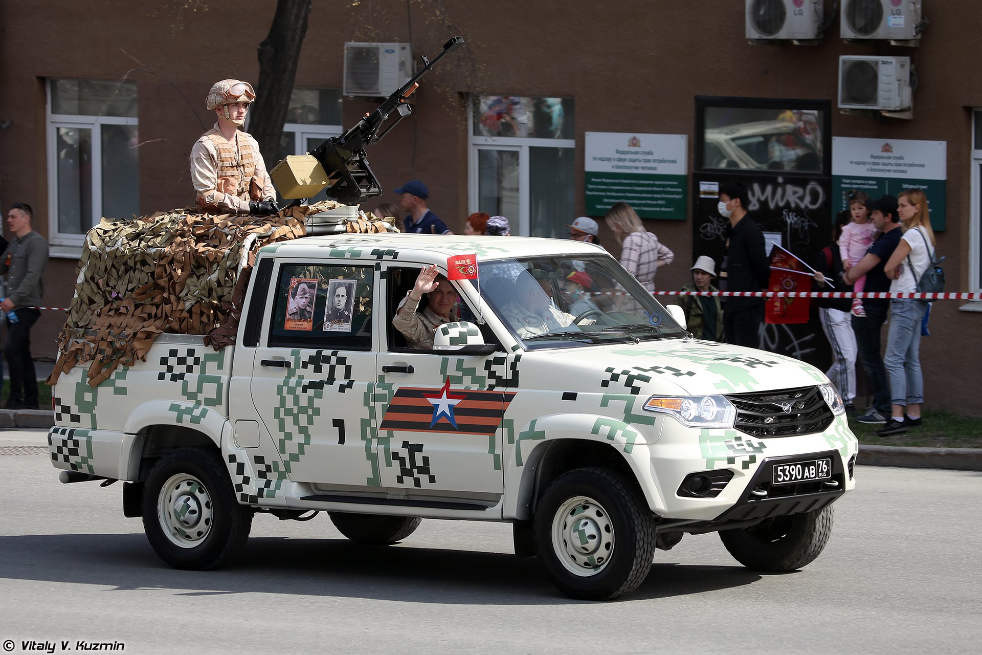 UAZ Pickup with Kord machine gun | Scrolller