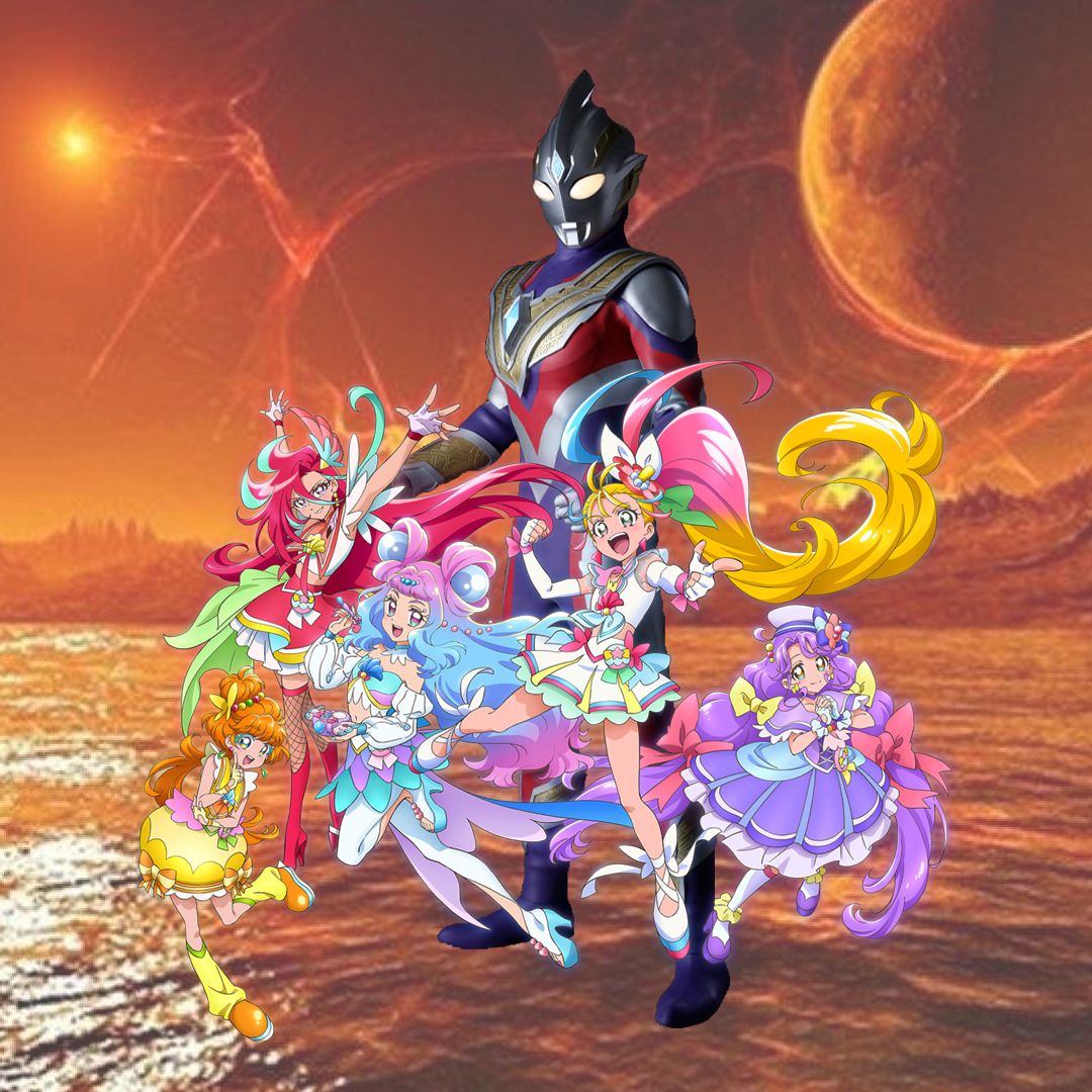 Ultraman Trigger x Tropical Rouge Precure | Scrolller