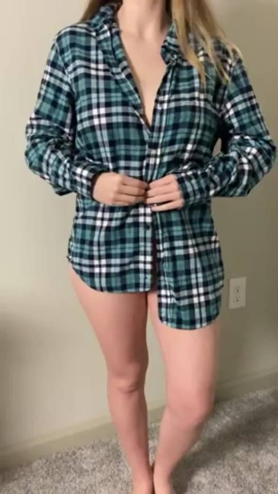 Unbuttoning to reveal | Scrolller