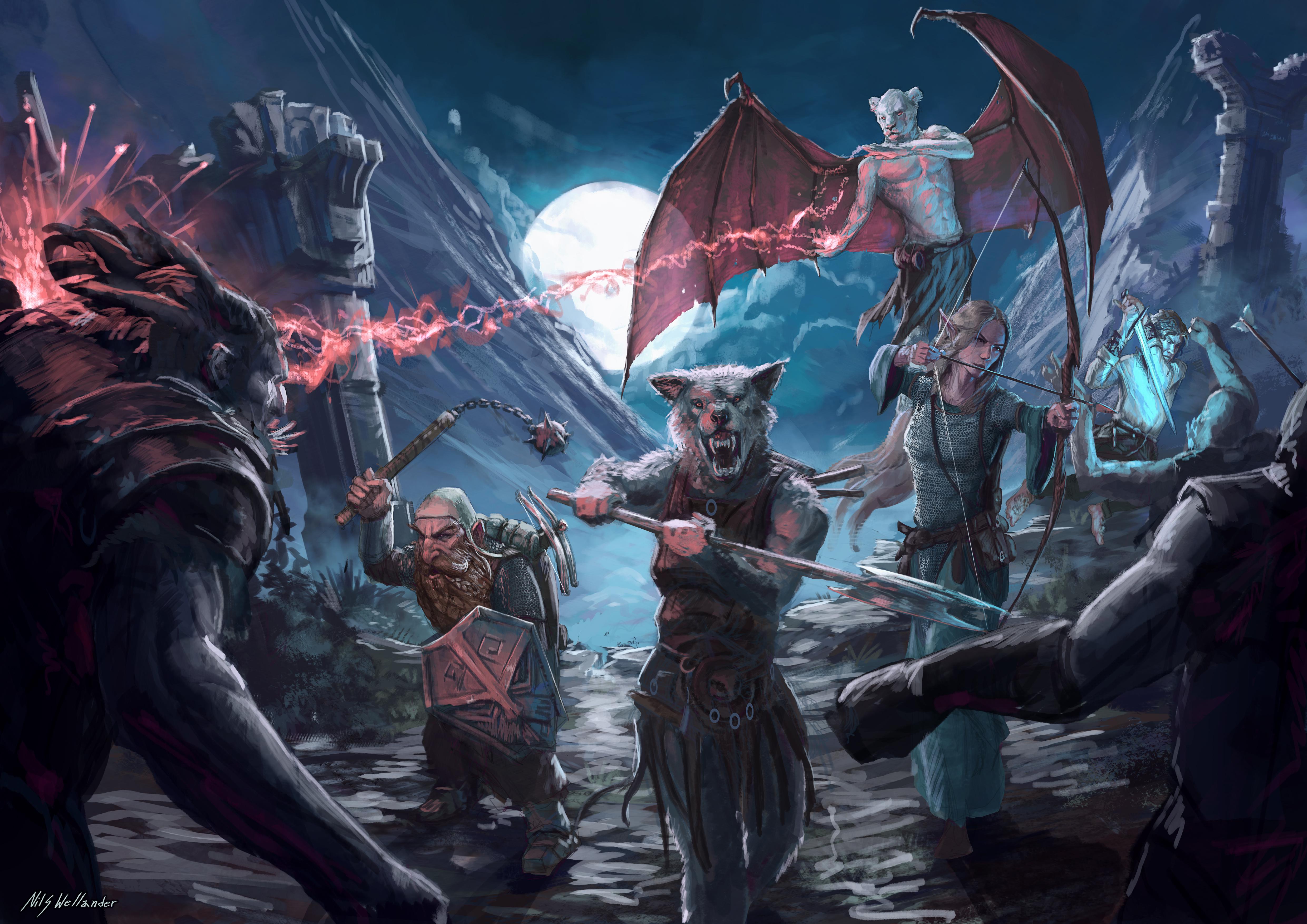 Under attack - Commission [ART] [OC] | Scrolller