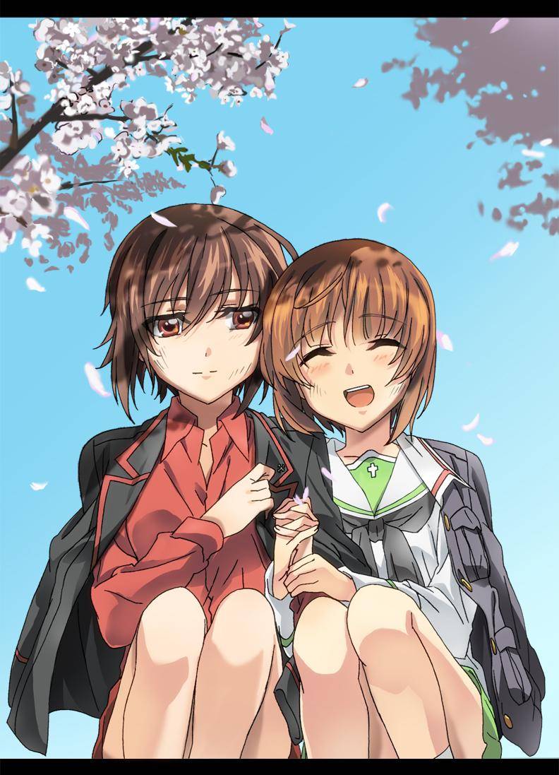 Under the sakura trees. | Scrolller