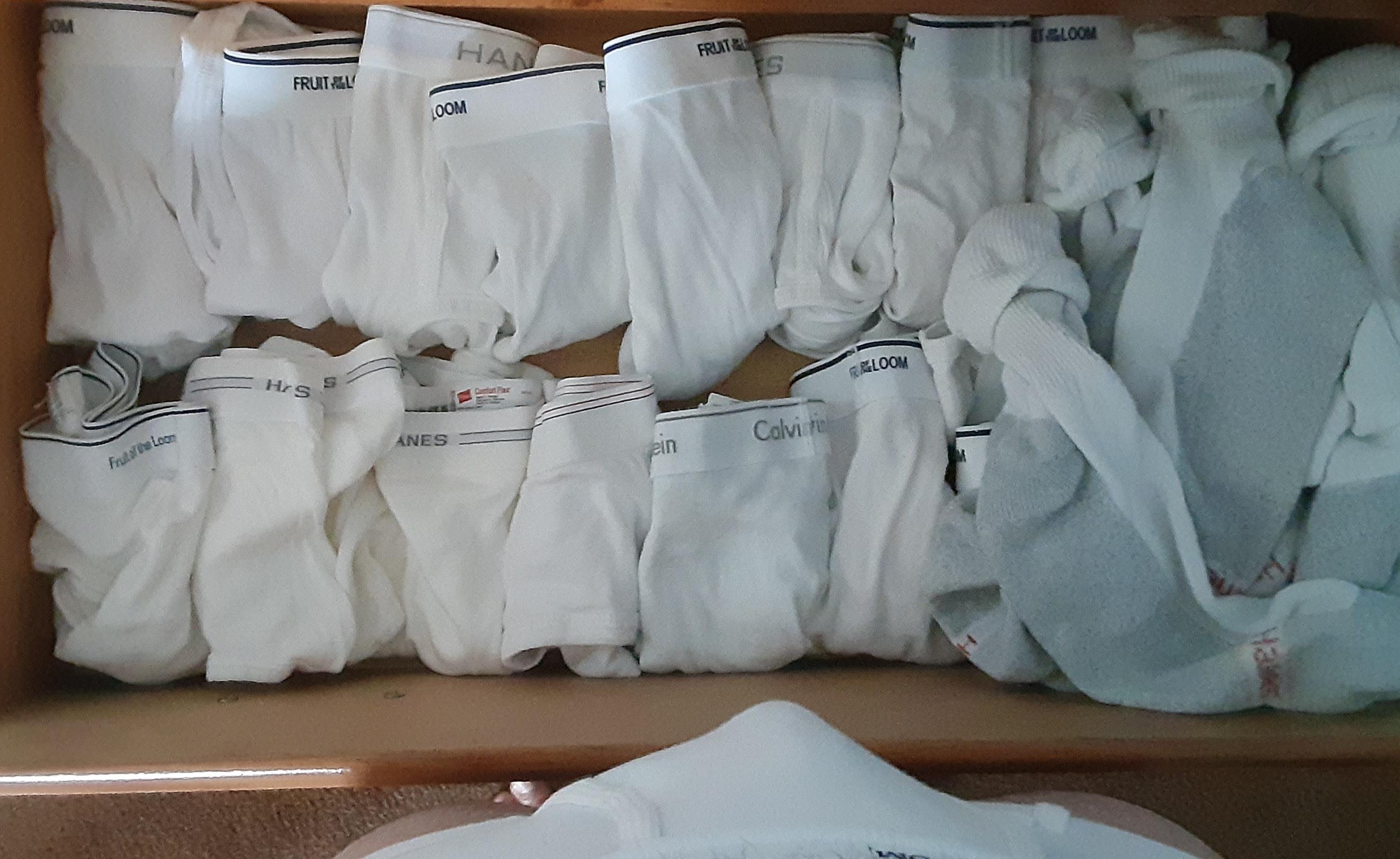 Underwear drawer-strictly tighty whities | Scrolller