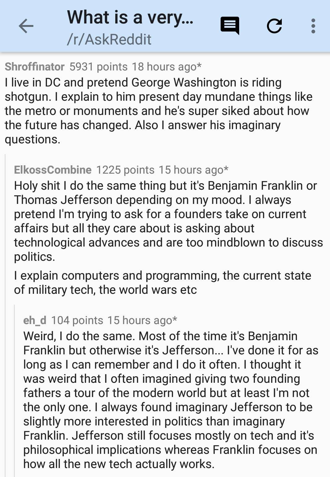 Unexpected historical figure tulpas spotted in r/askreddit | Scrolller