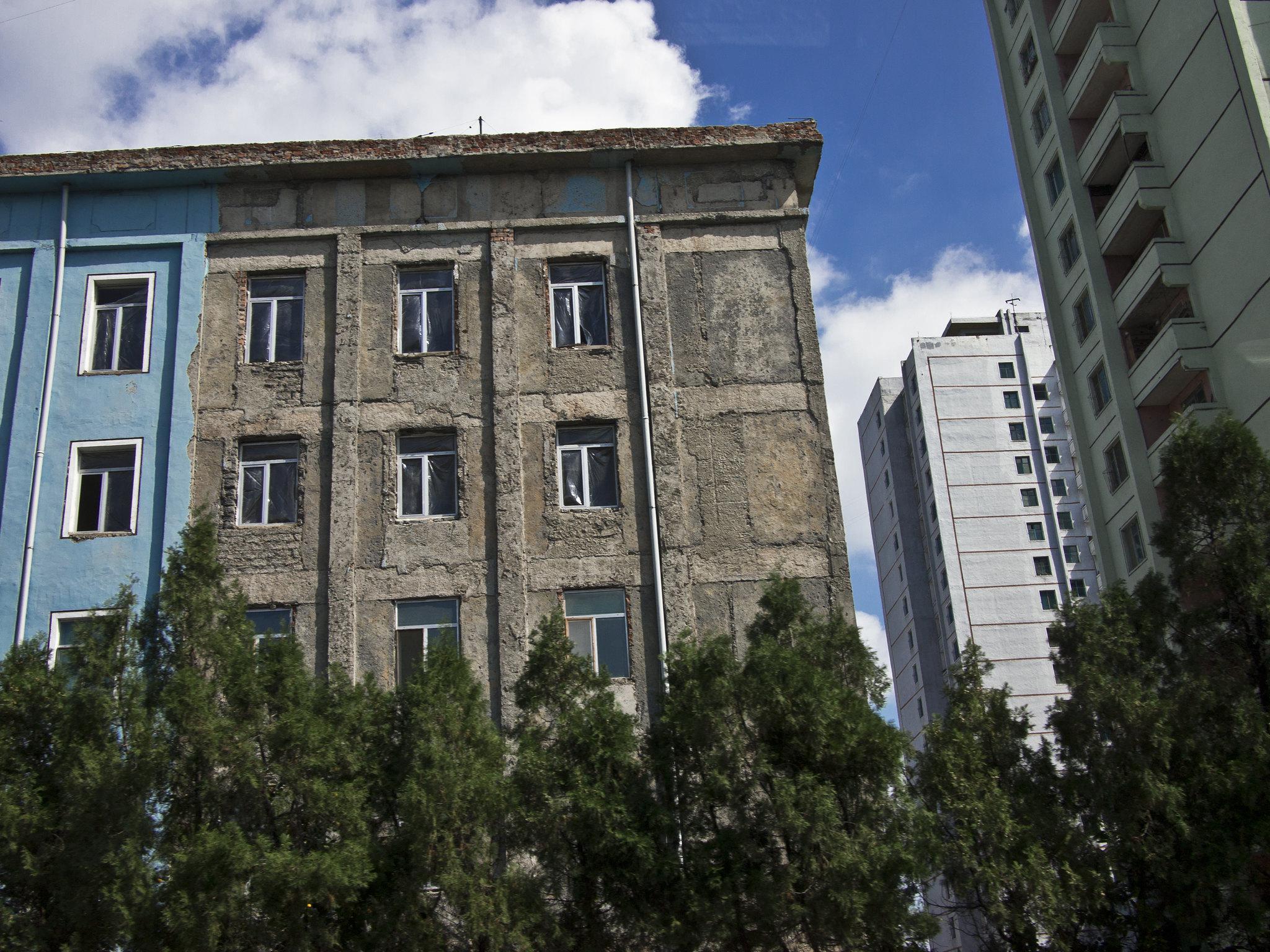 Unfinished Building in Pyongyang | Scrolller