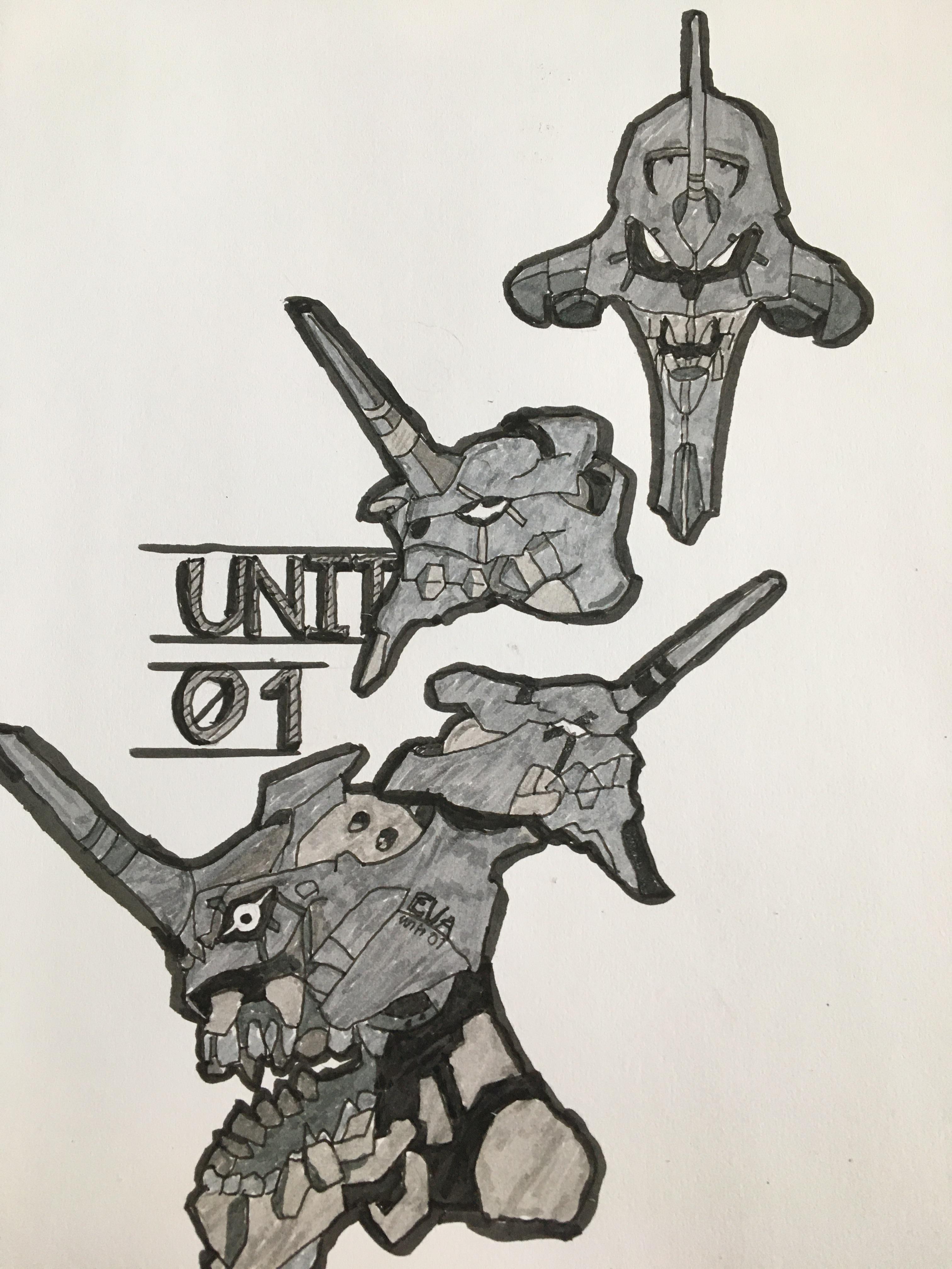 Unit 01 greyscale practice | Scrolller