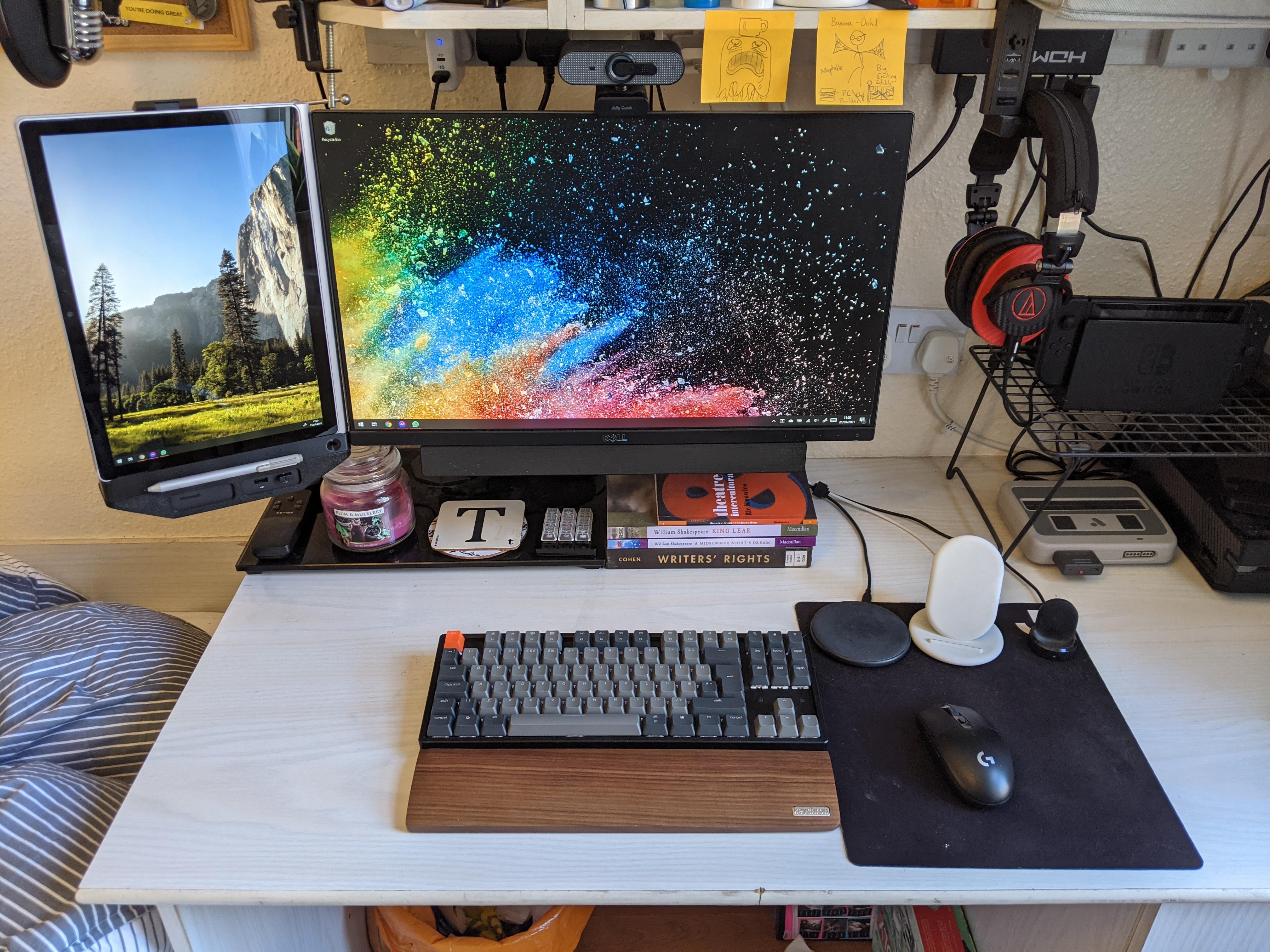 University-from-home setup with Surface Book | Scrolller